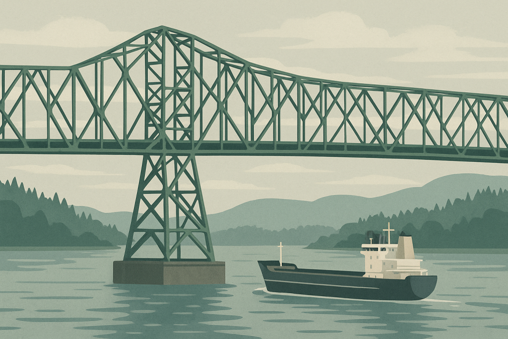 Pilots Warn of Increasing Near‑Misses Beneath Lewis and Clark Bridge ...